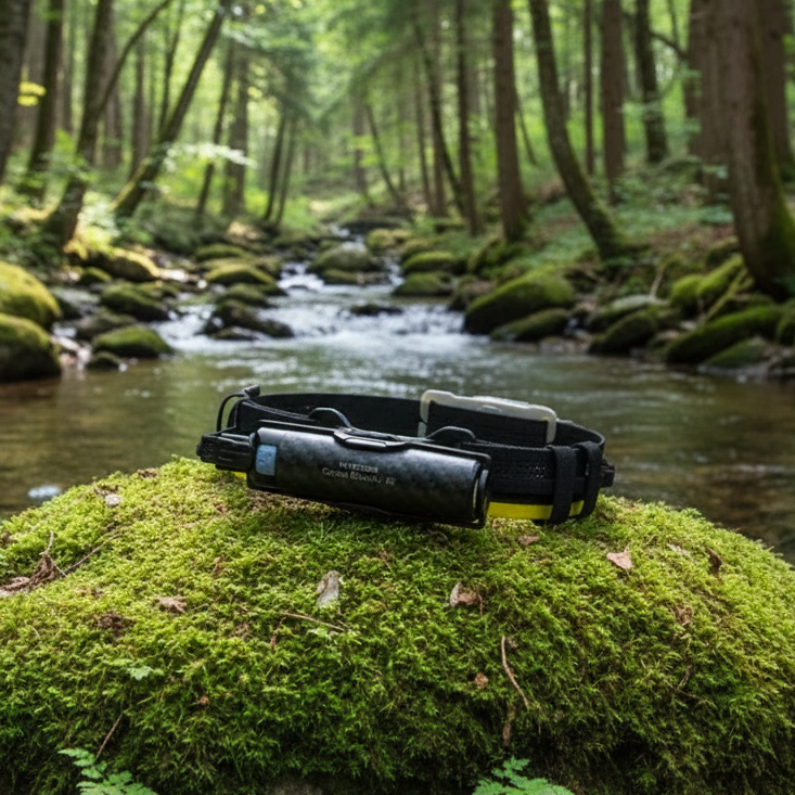 Nitecore HC65 UHE Extended Headlamp Runtime Kit - Carbon Battery 6K ...